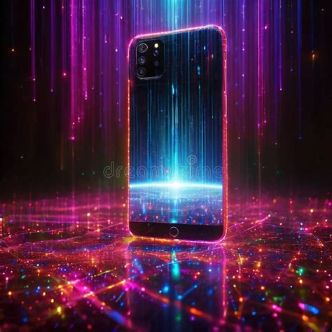 Smartphone Digital Representation Of Information Technology Mobile