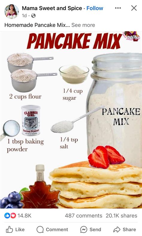 Easy 5 Ingredient Pancake Mix I Heart Naptime Artofit
