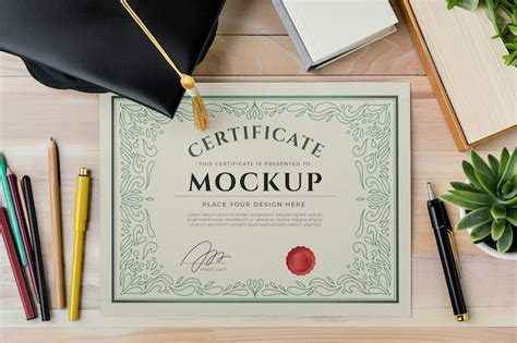 Premium Psd Class Of 2024 Invitation Mockup Design