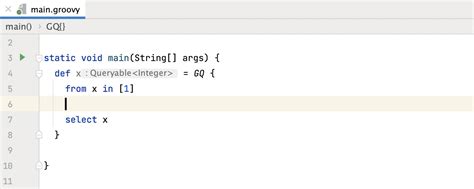 Work With Groovy Code In The Editor IntelliJ IDEA Documentation
