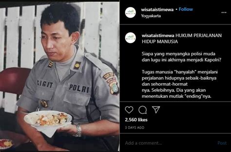 Potret Muda Listyo Sigit Prabowo Viral Netizen Soroti Hal Hal Ini