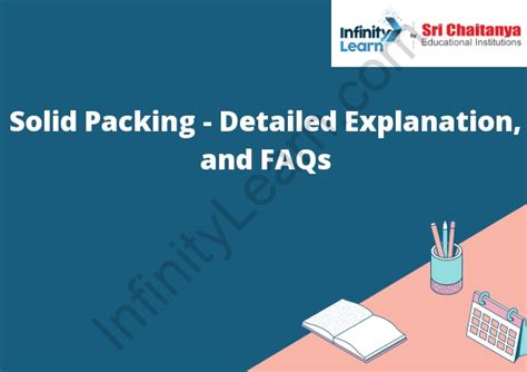 Solid Packing Detailed Explanation And FAQs Infinity Learn By Sri Chaitanya