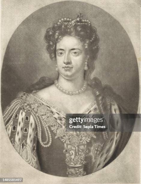 Portrait Of Anna Stuart Queen Of England Pieter Schenk 1702 News Photo Getty Images