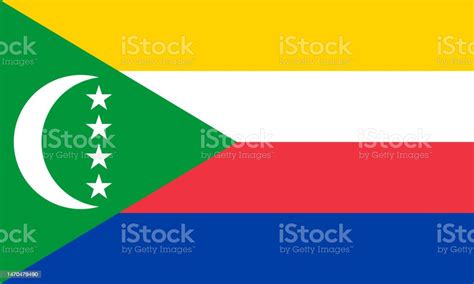 독립 기념일 또는 선거에 대한 코모로 플래그 간단한 그림 Championship에 대한 스톡 벡터 아트 및 기타 이미지 Championship 개념 경기 스포츠