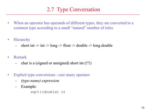 ppt chap 2 types operators and expressions powerpoint presentation