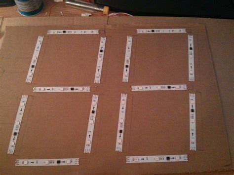 Big Auto Dim Room Clock Using Arduino And Ws2811 Arduino Clock Arduino Led