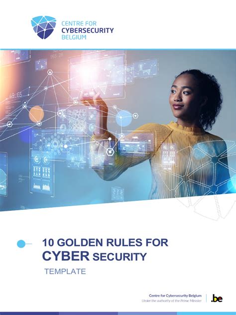 10 Essential Cybersecurity Rules Template Pdf Security Computer