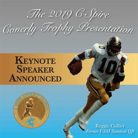 Usm Football Legend Reggie Collier To Speak At 2019 C Spire Conerly Presentaion Mississippi