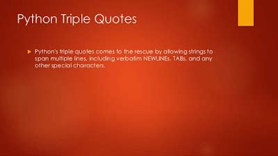 Python Triple Quotes Powerful World Quotes