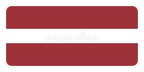 Bandera De Letonia Símbolo Nacional Letón En Colores Oficiales Icono