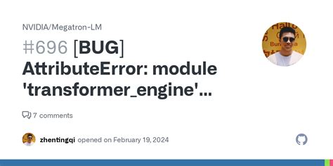 Bug Attributeerror Module Transformerengine Has No Attribute Pytorch · Issue 696