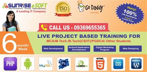 join the best php live project training in allahabad join six month