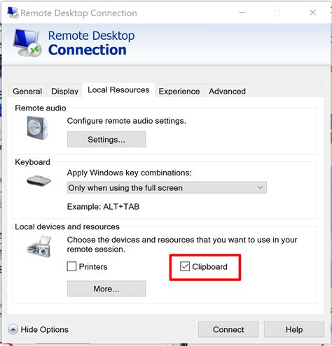 how to fix unable to copy and paste to remote desktop session