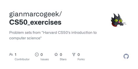 github gianmarcogeek cs50 exercises exercises from harvard cs50 s
