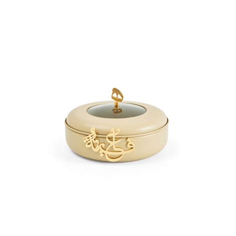 luxury diwan medium buffet server ivory and gold otantik home