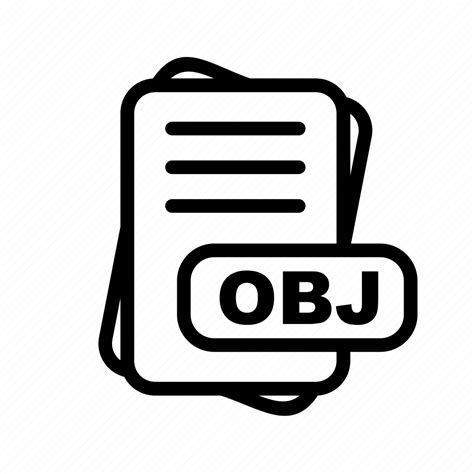 File Format Obj Icon Download On Iconfinder