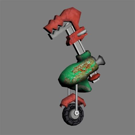 wheeled robot 3d model