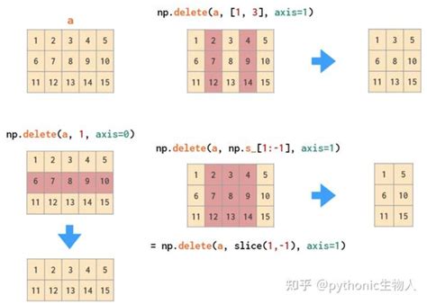 一图胜千言，超形象图解numpy教程！ 知乎