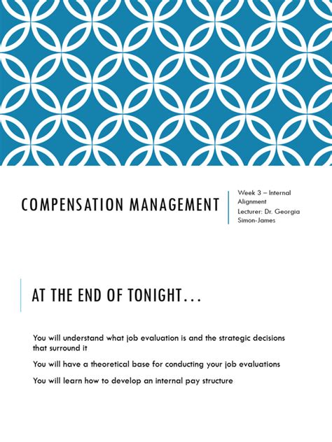 Internal Alignment Job Evaluation Pdf Evaluation Employment