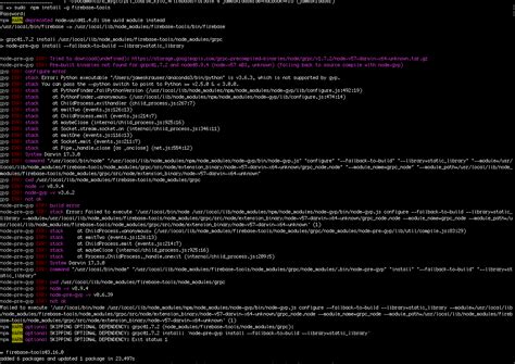 Error Npm Install G Firebase Tools By Jameskrauser Lee Medium