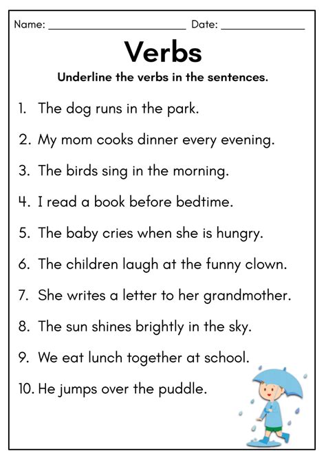Grade 1 English Worksheets 📚️