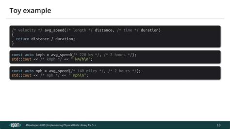 Implementing Physical Units Library For C Ppt