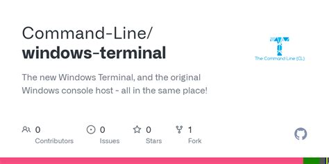 GitHub Command Line Windows Terminal The New Windows Terminal And The Original Windows