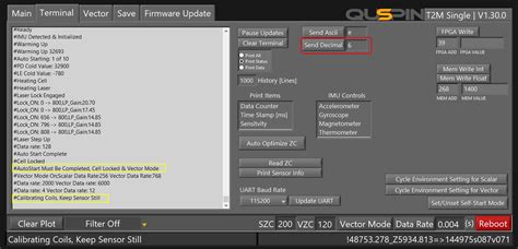 Vector Coil Calibration QuSpin