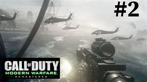 Call of Duty: Modern Warfare Remastered Xbox One S Walkthrough Gameplay ...