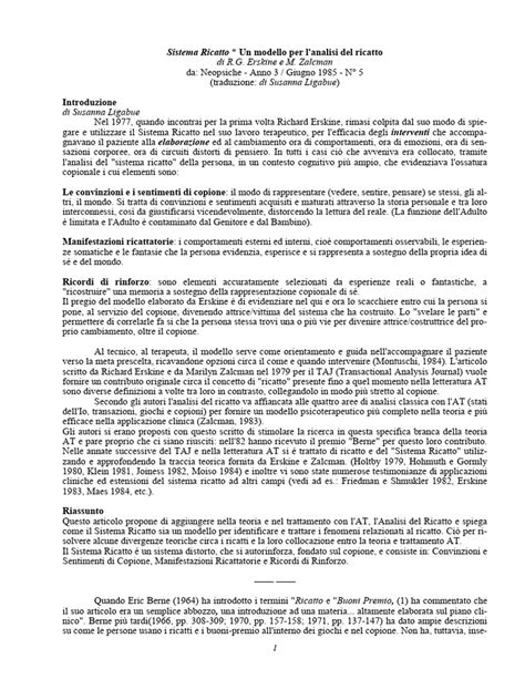 Erskine Zalcman Racket System Pdf