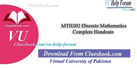 Mth202 Discrete Mathematics Complete Handouts
