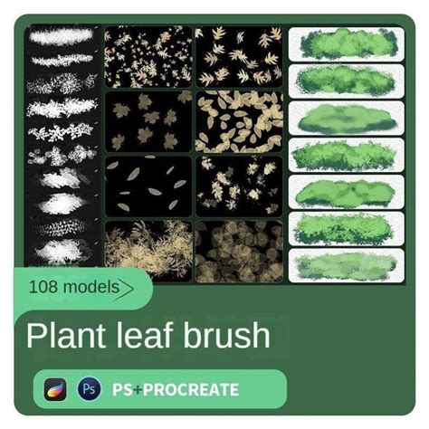 Leaves Falling Procreate Brushes Photoshop Brushes Plants Maple Leaves Flowers Leaves Forest
