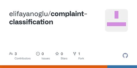GitHub Elifayanoglu Complaint Classification