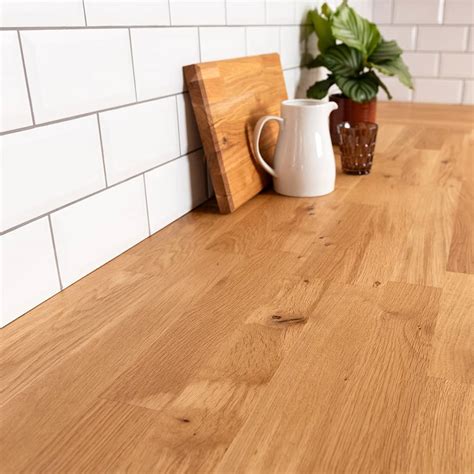 Deluxe Rustic Oak Worktop Customizable House Of Worktops