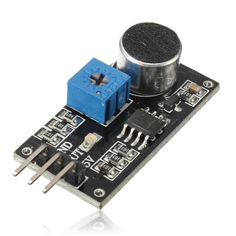 Sound Sensor Detection Module Lm393 Chip Electret Microphone For Arduino Arduino Tech