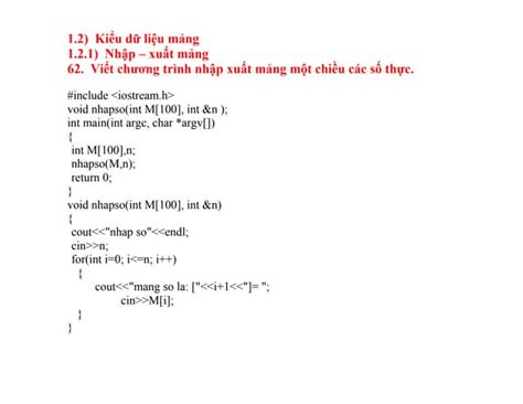 Exercise Array Ppt