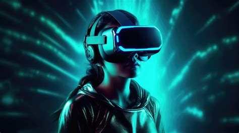 Premium Ai Image Metaverse And Virtual Reality Network Concept Using Vr Headset