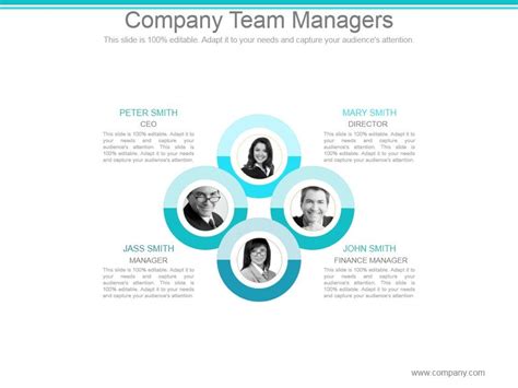 Company Team Managers Ppt Powerpoint Presentation Model