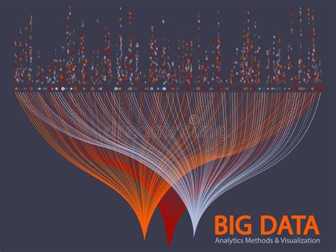 Big Data Visualization Concept Vector Stock Vector Illustration Of Fractal Sort