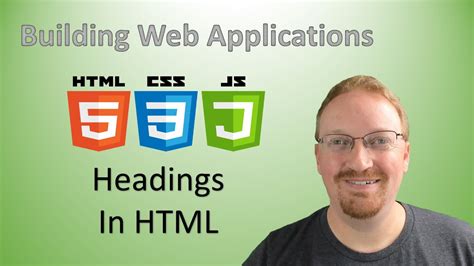 What Are Headings In HTML Building Web Applications YouTube