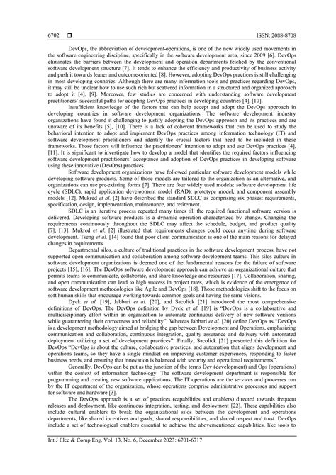 Adopting Devops Practices An Enhanced Unified Theory Of Acceptance And Use Of Technology