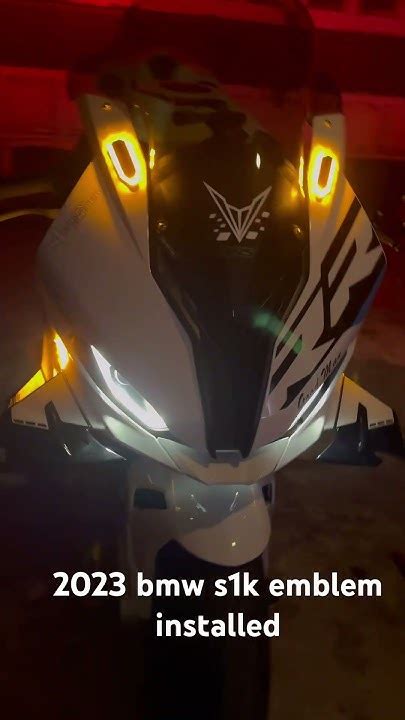 2023 Bmw S1k Led Emblem Turn Signals Youtube