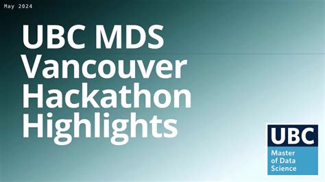 ubc master of data science program on linkedin ubc mds vancouver