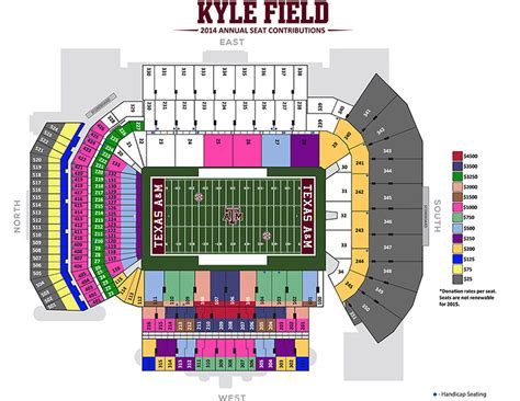 Kyle Field Seating Chart With Rows And Seat Numbers Cabinets Matttroy