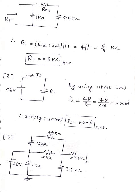 [solved] 1 find the voltages va and vb 2 find the currents 1 and