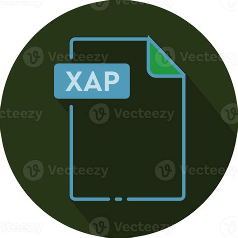 Creative Xap File Format Minimal Icon With Circle Outside Graphic 57912435 PNG