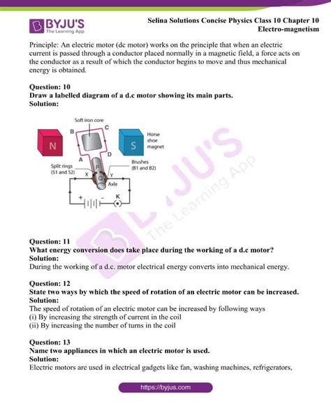 Selina Solutions Class 10 Conciseselina Solutions Concise Physics Class