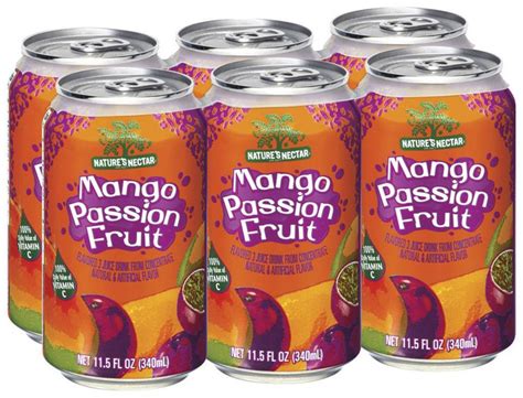 Natures Nectar Mango Passion Fruit Modified 10 Juice Drink Reviews 2022