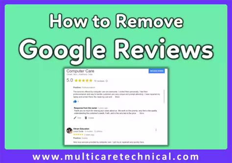 How To Remove Google Reviews A Step By Step Guide