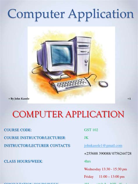 Computer Application Pdf Computer Data Storage Operating System